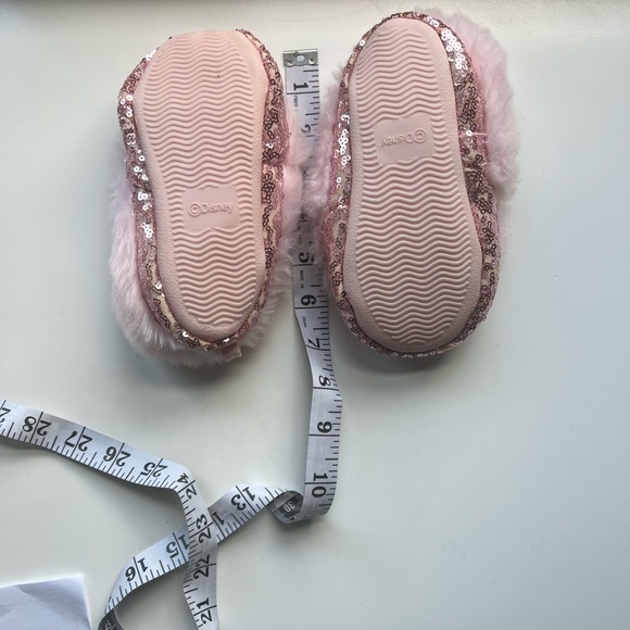 Disney | Shoes | Disney Princess Pink Rose Gold Sequin Toddler Girl ...